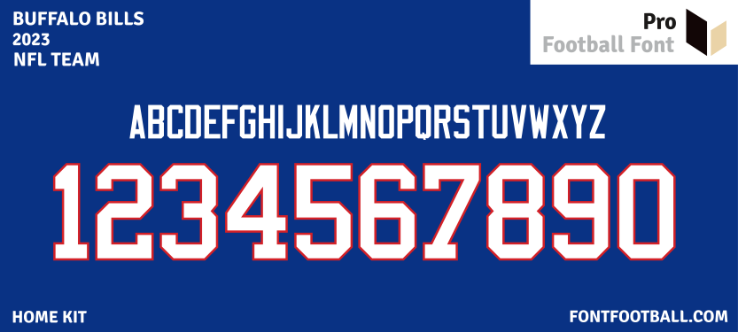 MLB Buffalo Bills 2023 Font – Pro Football Font