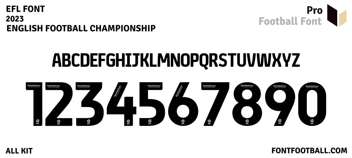EFL 2022-2023 Font – Pro Football Font