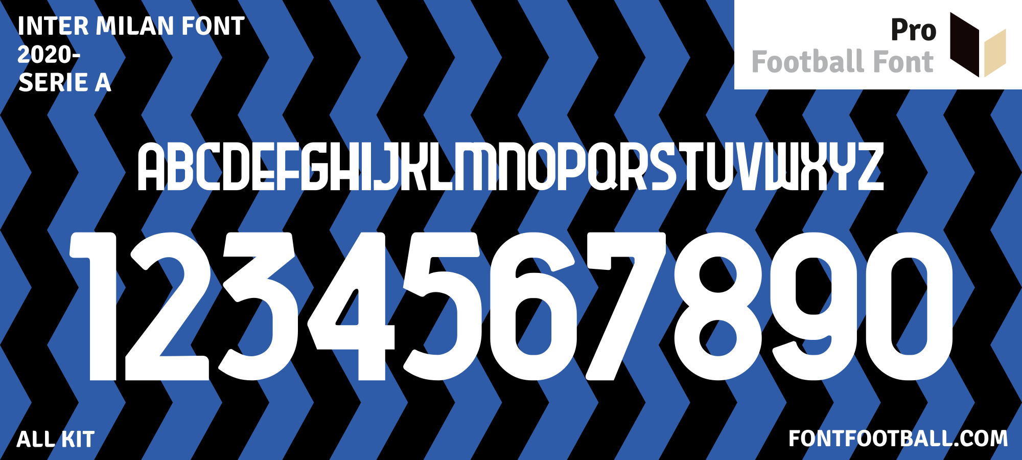 Inter Milan 2020 Font – Pro Football Font