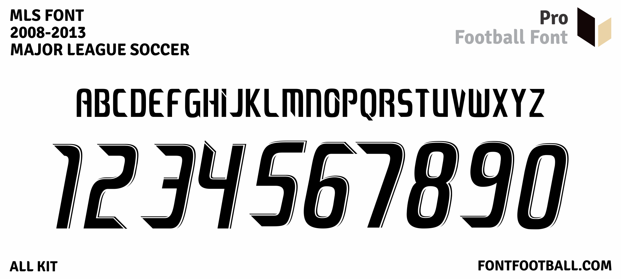MLS 2008-2013 Font – Pro Football Font