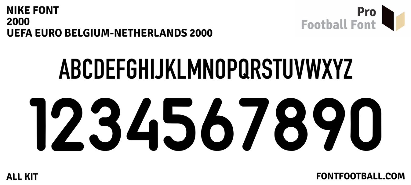 Nike Euro 2000 Font – Pro Football Font
