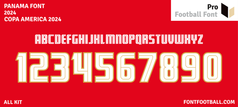Panama Copa America 2024 Font – Pro Football Font