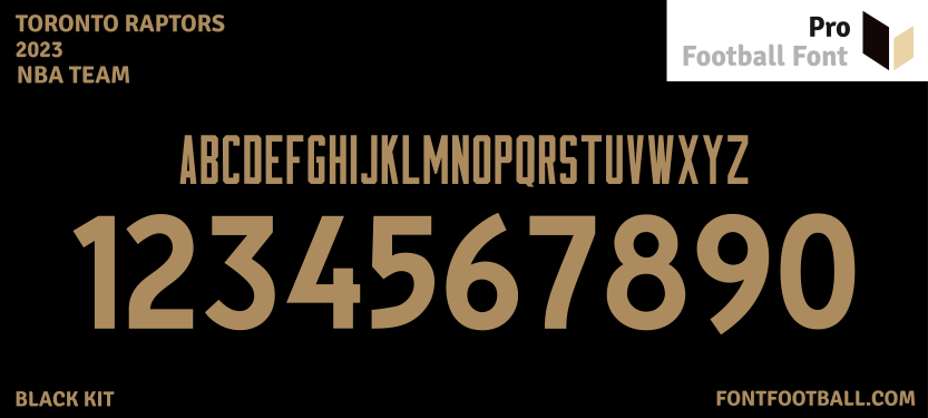 NBA Toronto Raptors 2023 Font – Pro Football Font